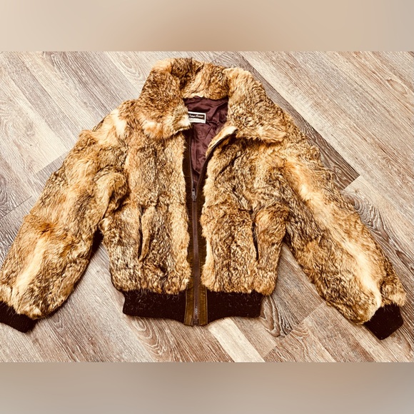 Dino Ricco | Jackets & Coats | Vintage Rabbit Fur Bomber Jacket | Poshmark